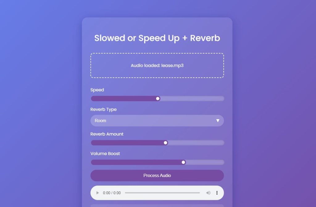Slowed + Reverb Audio Free Online Tool - Frutiger Aero Games